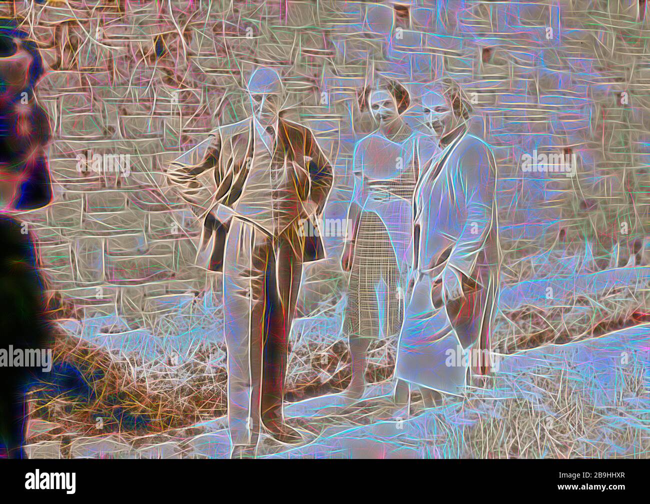 His Excellency Sir Harold & Lady MacMichael & Miss MacMichael in the ...