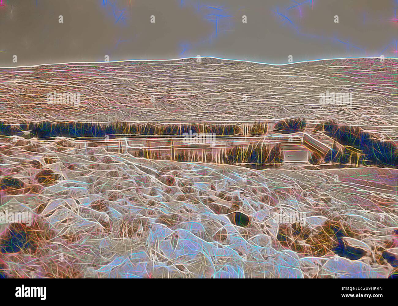 Solomon's Pools & ancient aqueducts Forking of Wadi el-Biyar aqueduct ...