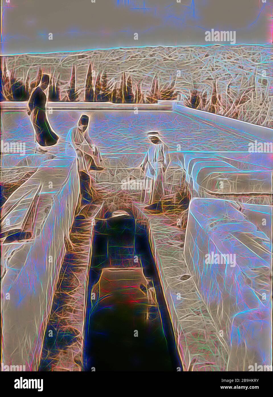 Solomon's Pools & ancient aqueducts Inflow of Wadi el-Biyar aqueduct ...