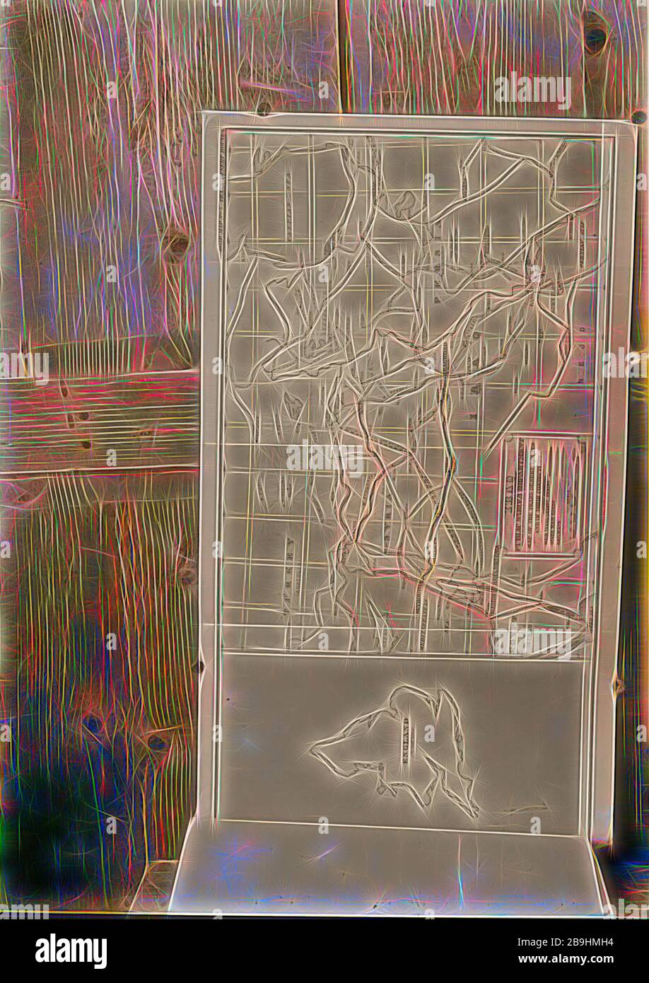 Map of the trans-desert routes, Iraq; [Another view of map of the trans ...