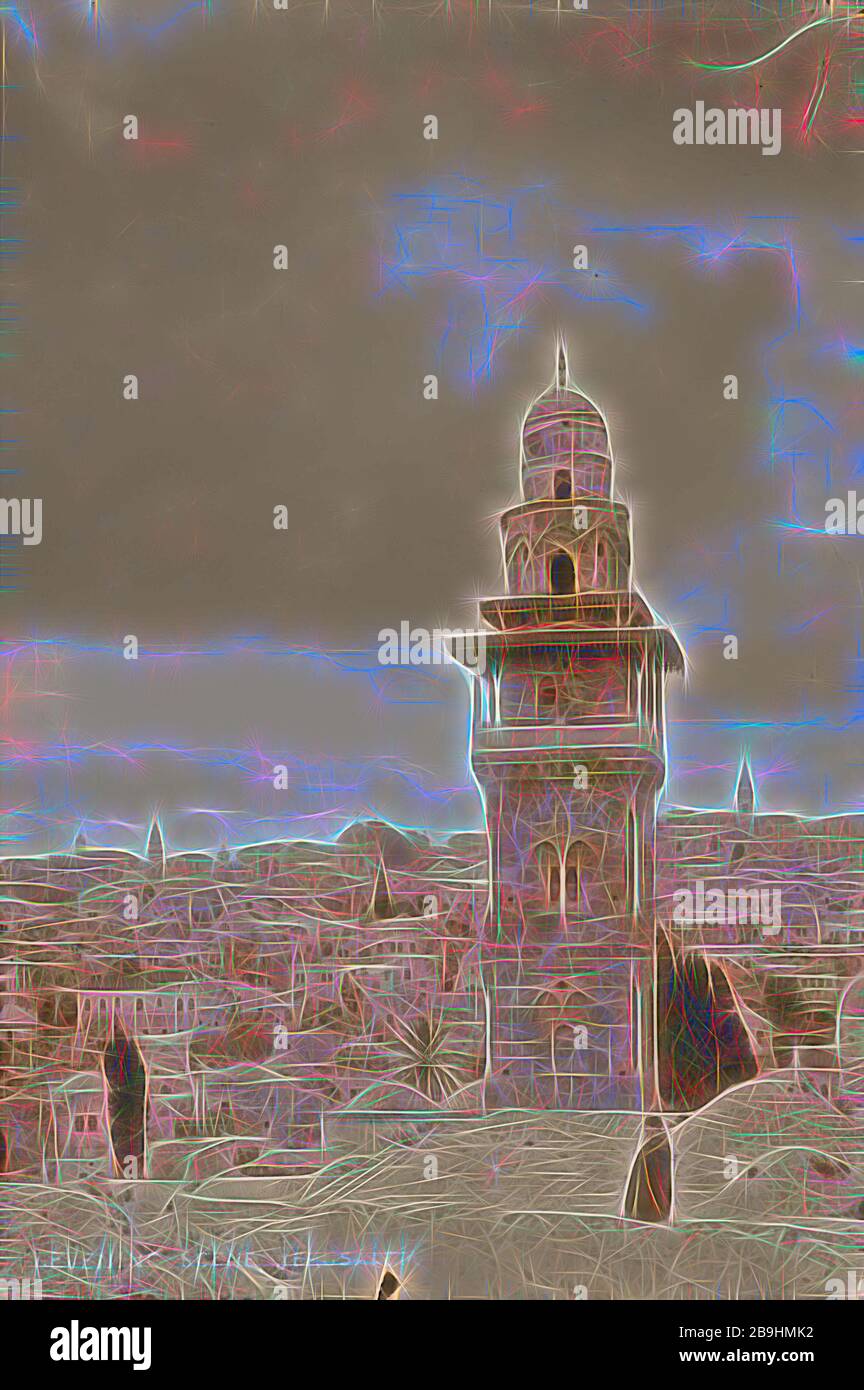 Evening scene in Jerusalem. 1934, Jerusalem, Israel Stock Photo - Alamy