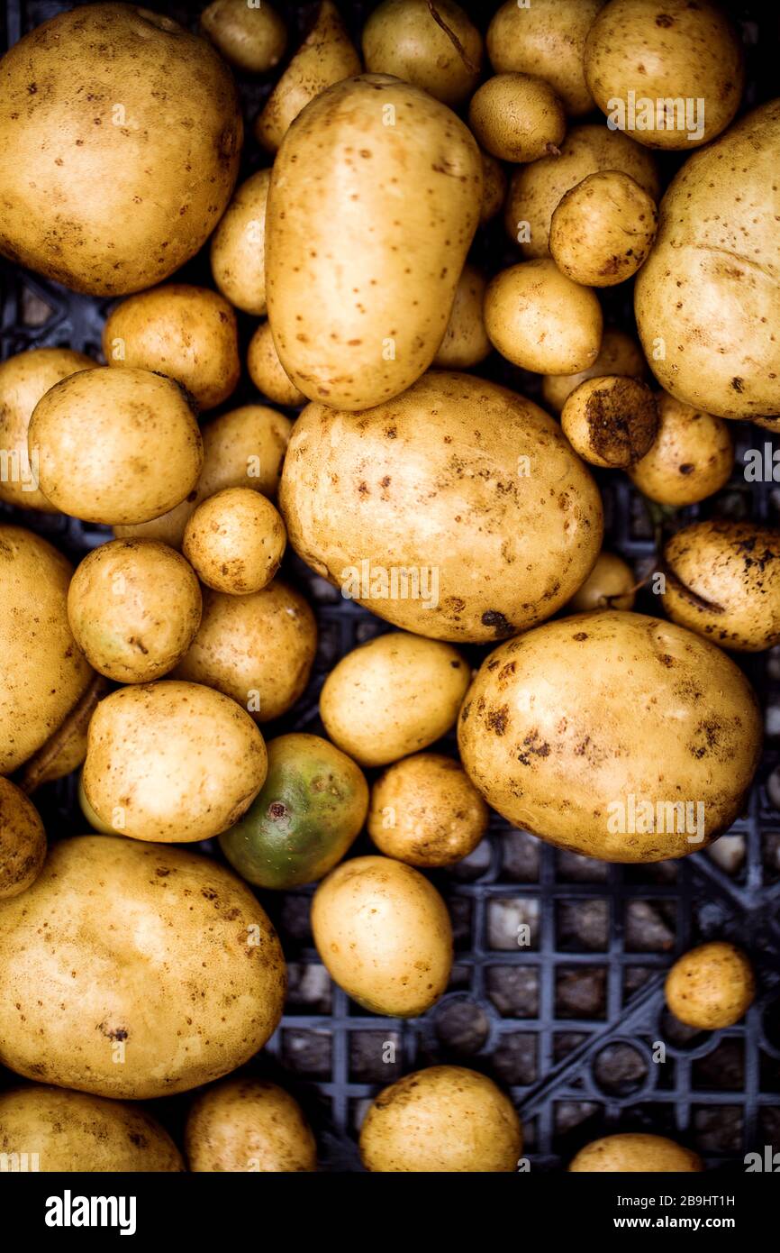 Market potatoes group vegetable hi-res stock photography and images - Alamy