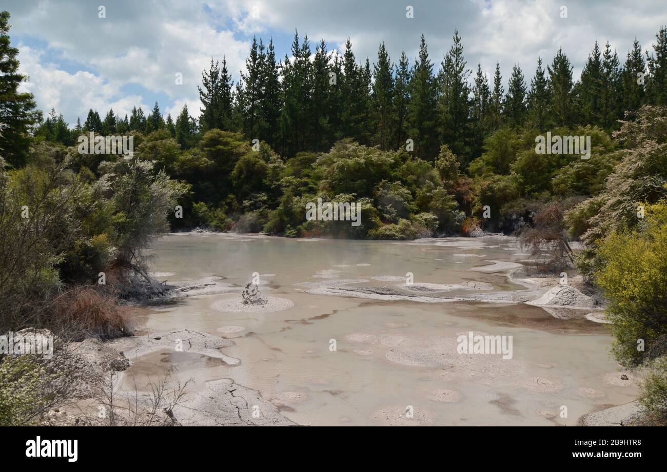 Volcanic hot mud pool hi-res stock photography and images - Alamy
