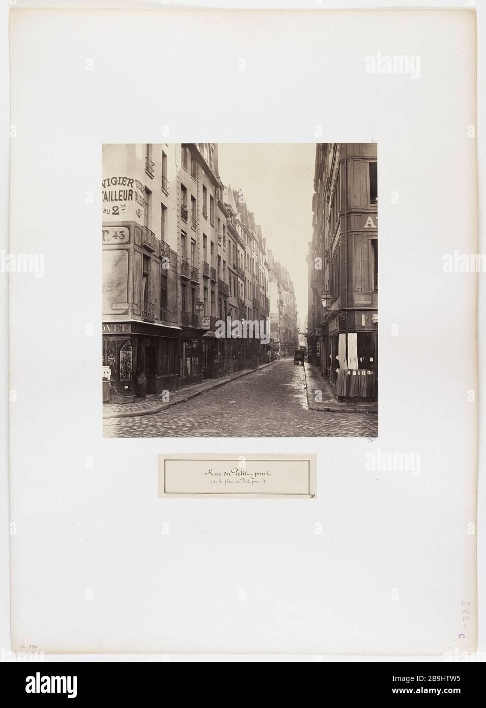 RUE DU PETIT-BRIDGE VIEW TAKING PLACE DU PETIT-PONT, 5TH DISTRICT ...