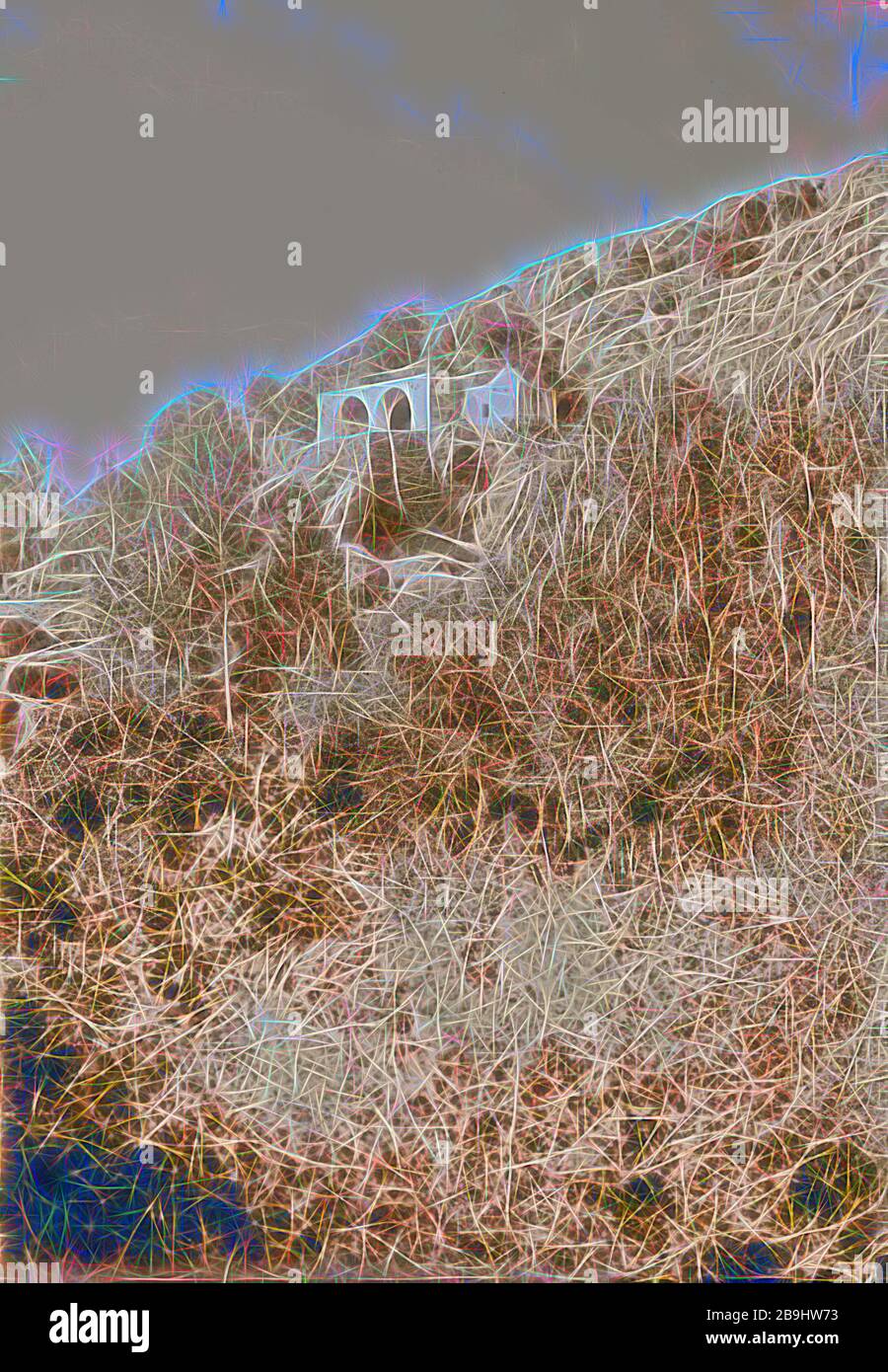 Northern views. Weli, sanctuary at Banias. 1900, Syria, Damascus ...