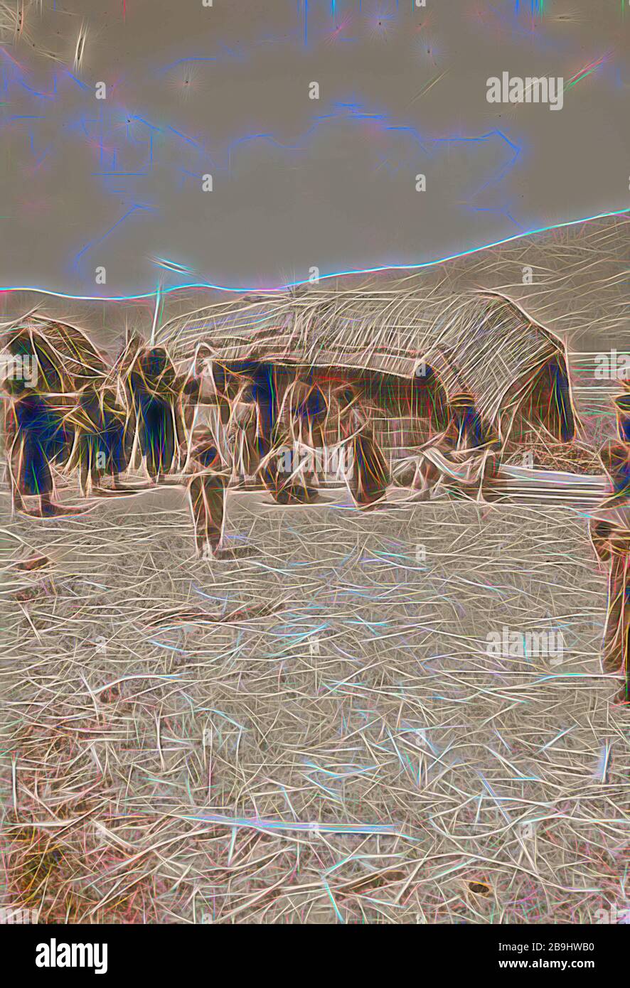 Bedouin wedding Bedouin tent made of papyrus. 1900, Middle East, Israel ...