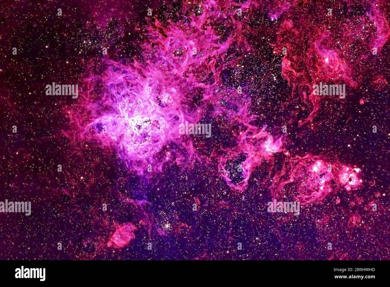 Beautiful colored nebula in space. Elements of this image furnished by ...