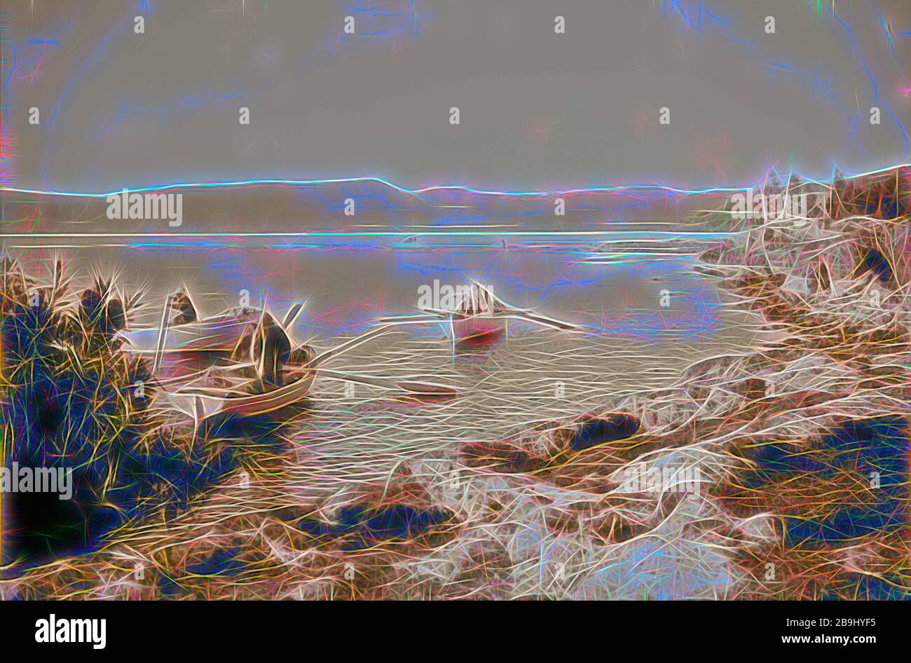Choice set of thirteen slides, illustrating the Sea of Galilee and its ...