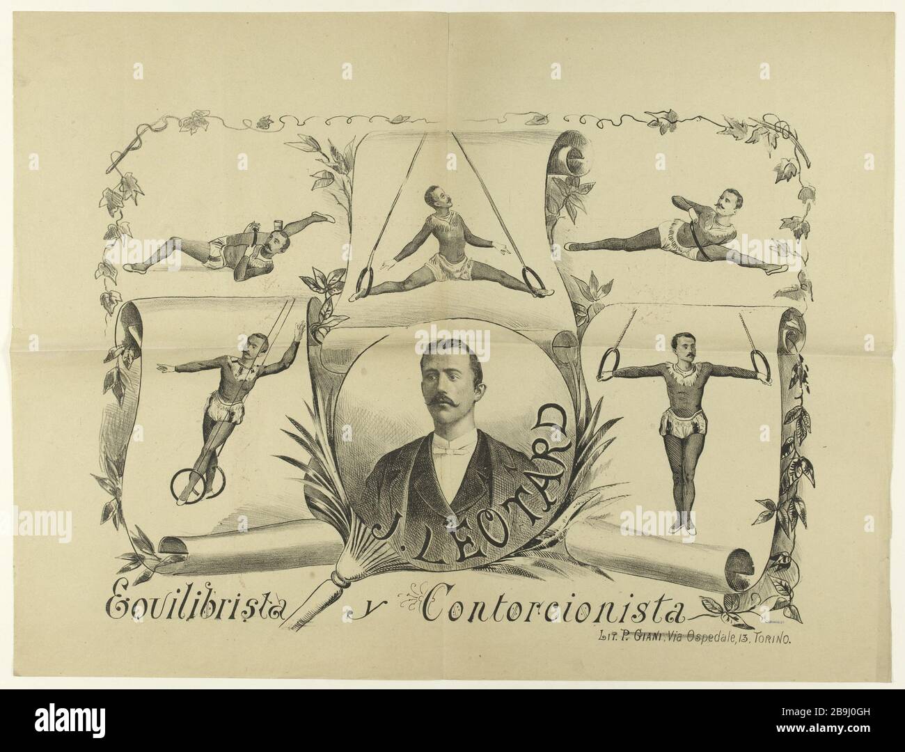 J. leotard Equilibrista y Contortionist Anonyme. "J. Léotard ...