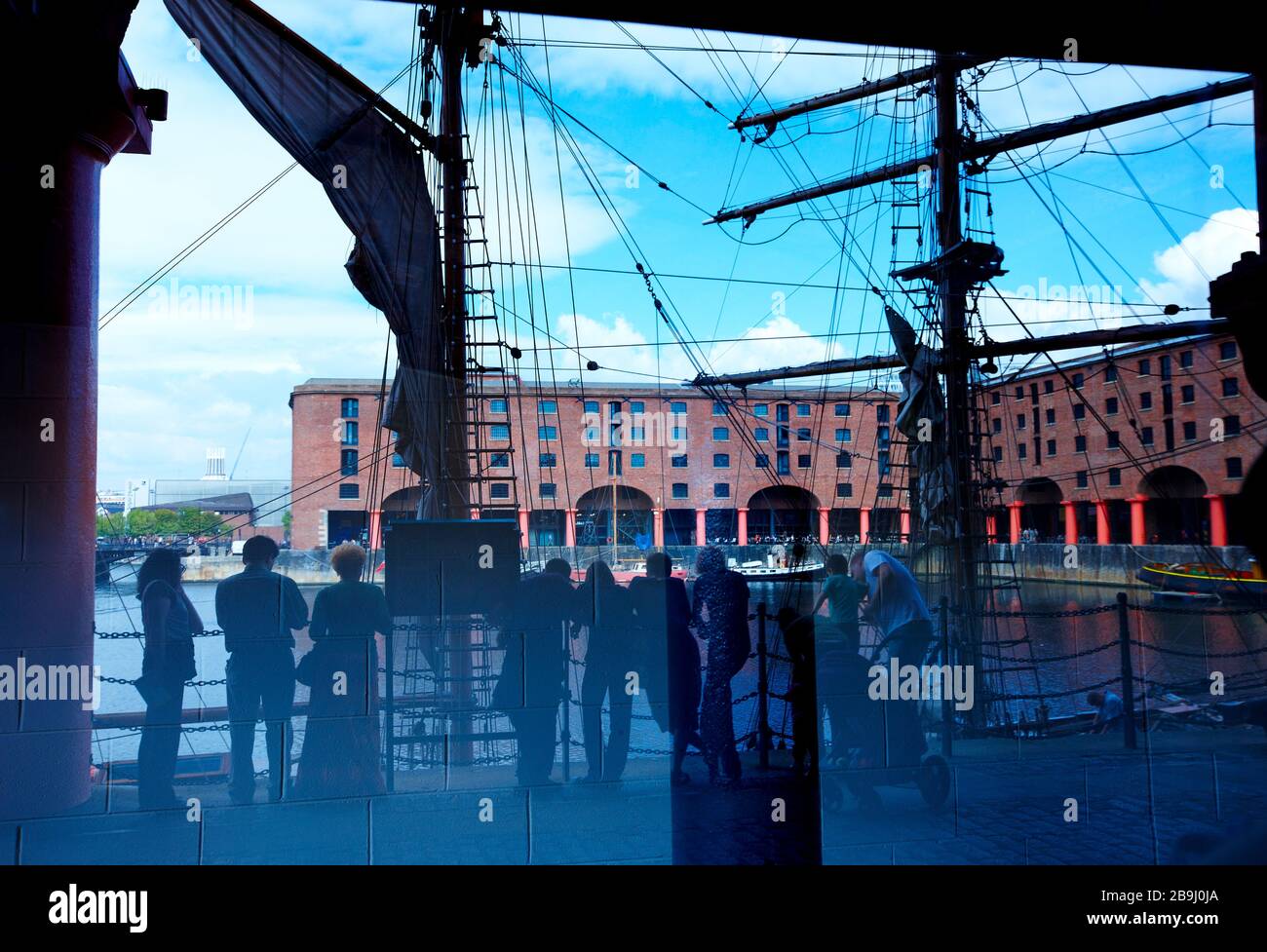 Albert Dock on Liverpool's historic waterfront in Liverpool, England ...