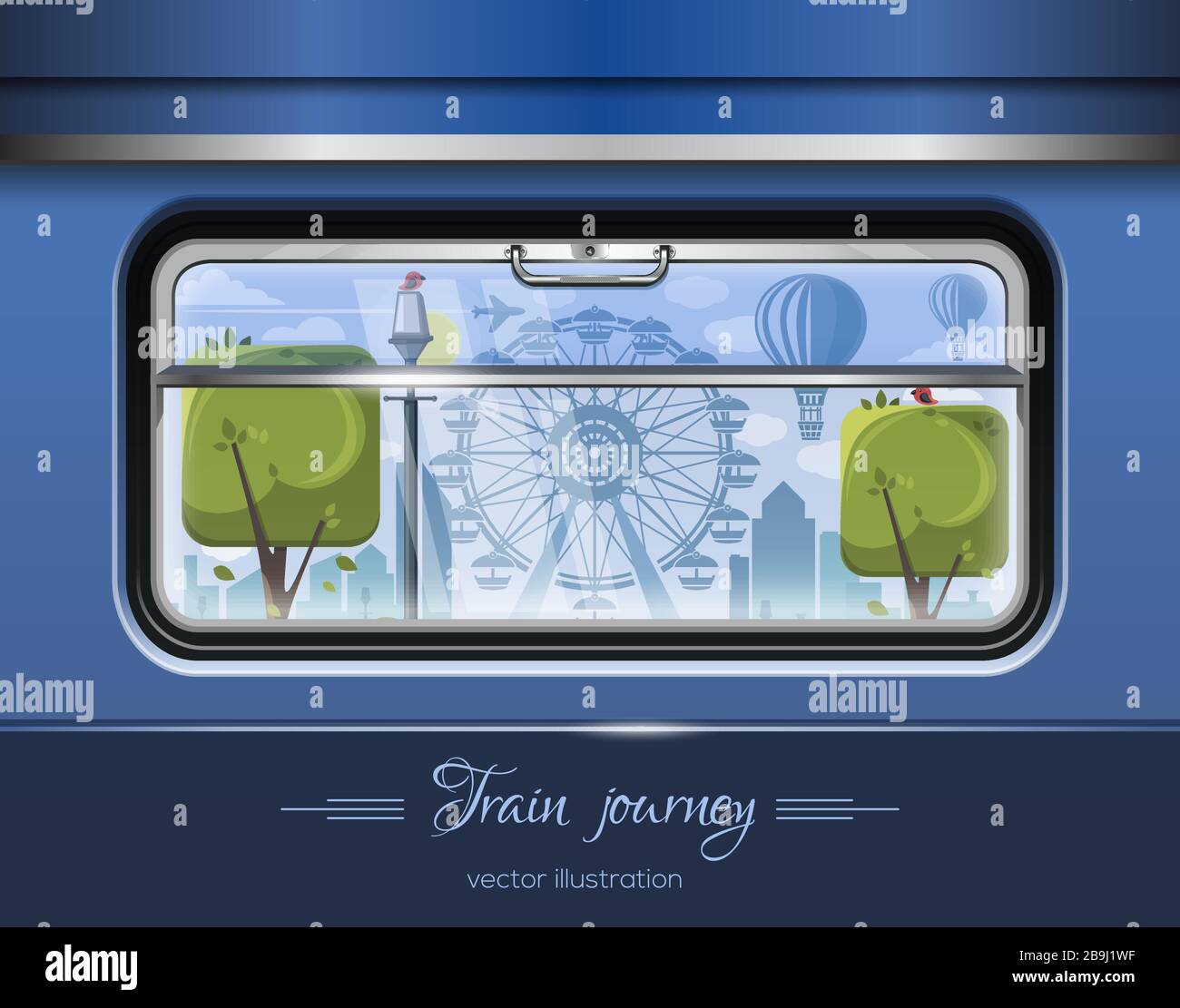 Elevated landscape view Stock Vector Images - Alamy