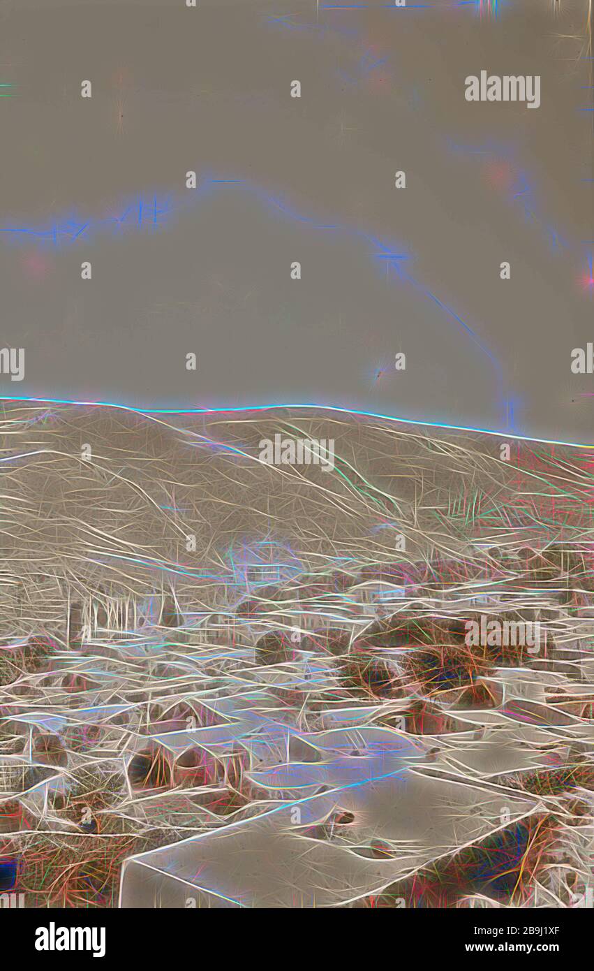 Bird's-eye view of Amman, looking towards the basilica. 1898, Jordan ...