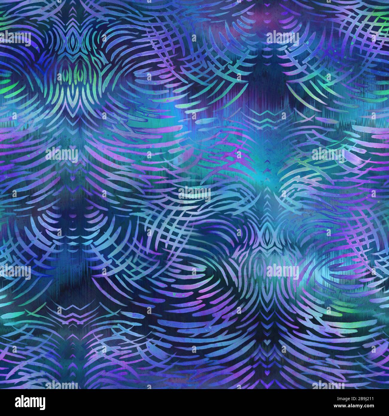 Surreal ombre blend digital pattern overlay swatch Stock Photo - Alamy