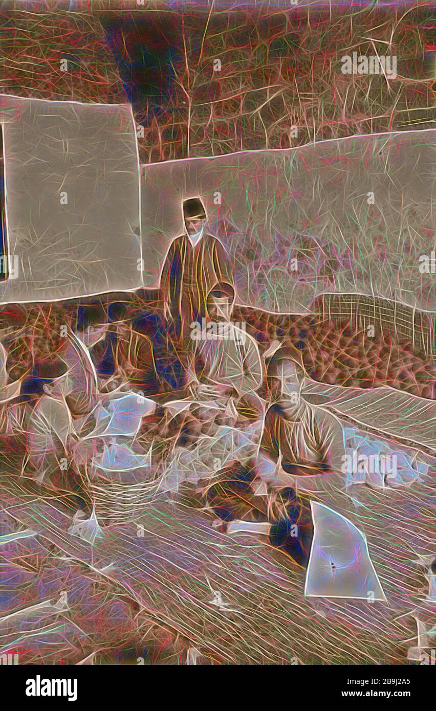 Jaffa. Packing & exporting oranges. 1898, Israel, Tel Aviv Stock Photo ...