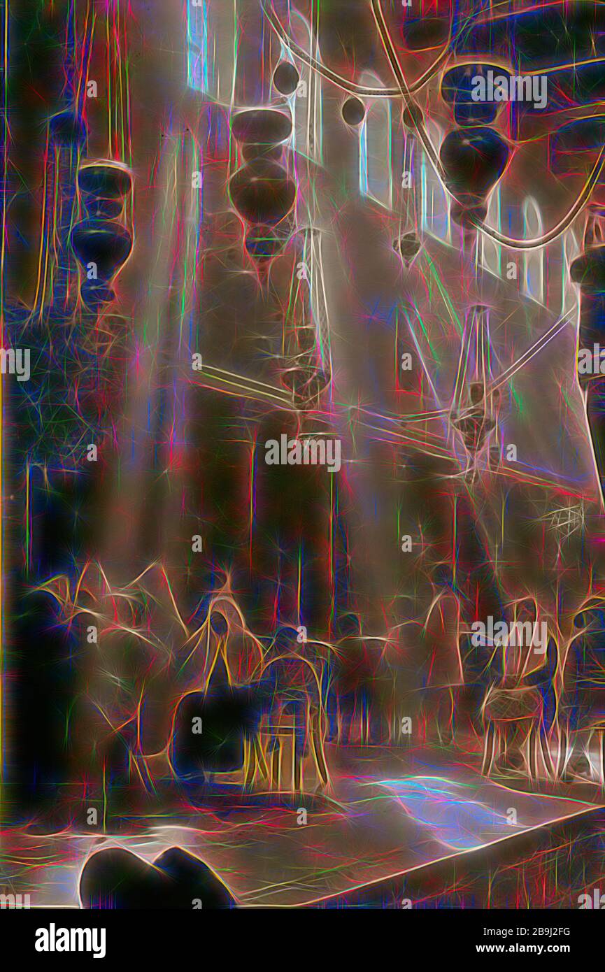 Light-rays in Church of Nativity in Bethlehem. 1898, Israel Stock Photo ...