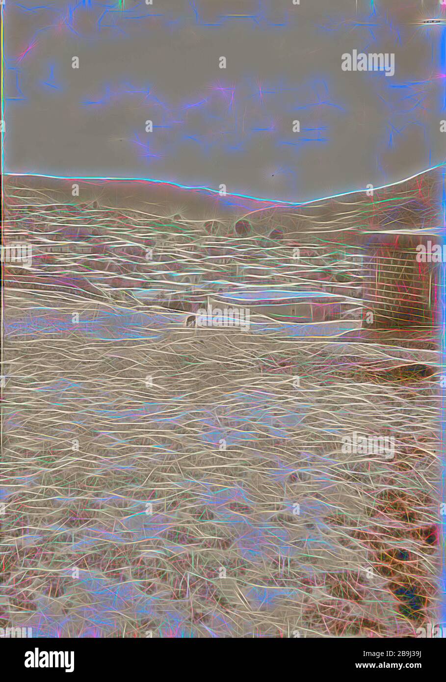 East of the Jordan and Dead Sea. Circassian village of Wady Seir. 1900 ...