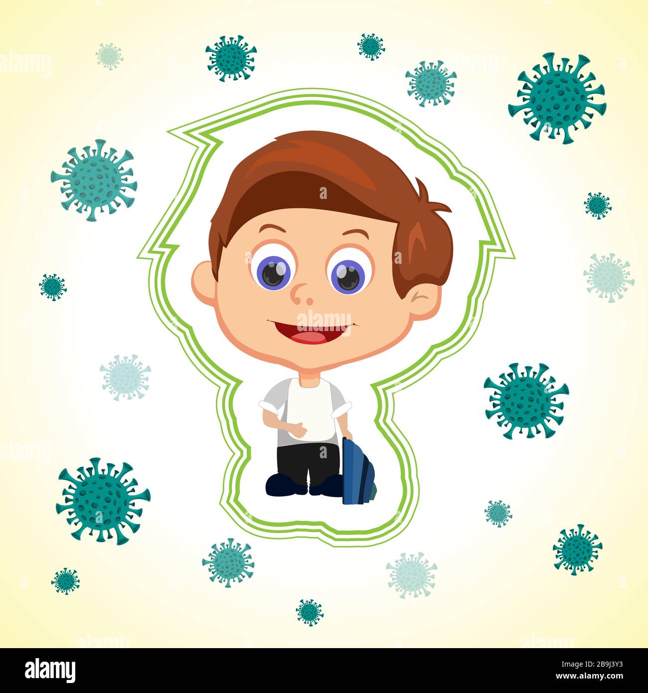 Group of people smiling children Stock Vector Images - Alamy