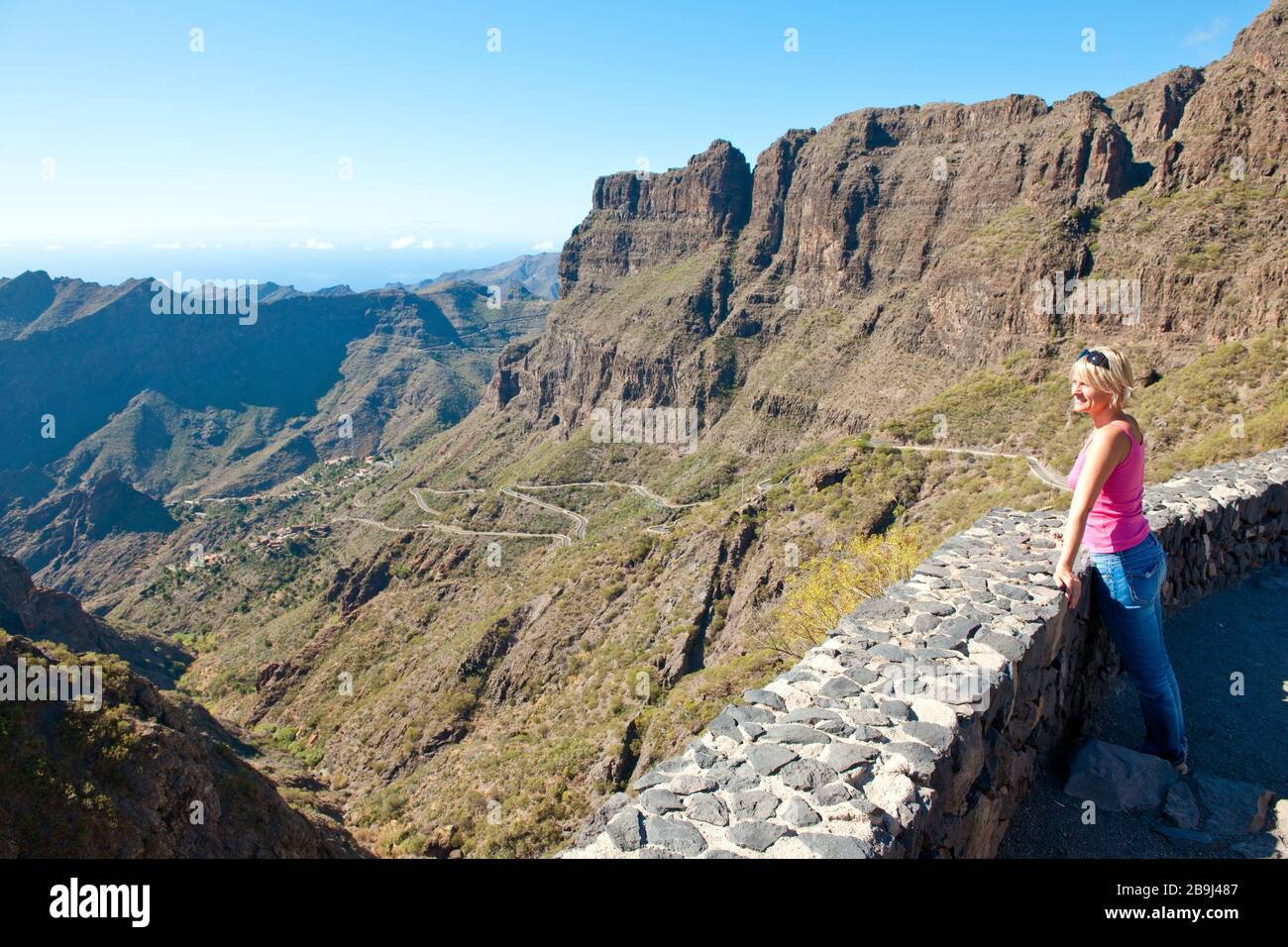 Teneriffa Masca Schlucht, Tenerife, Masca canyon Stock Photo - Alamy