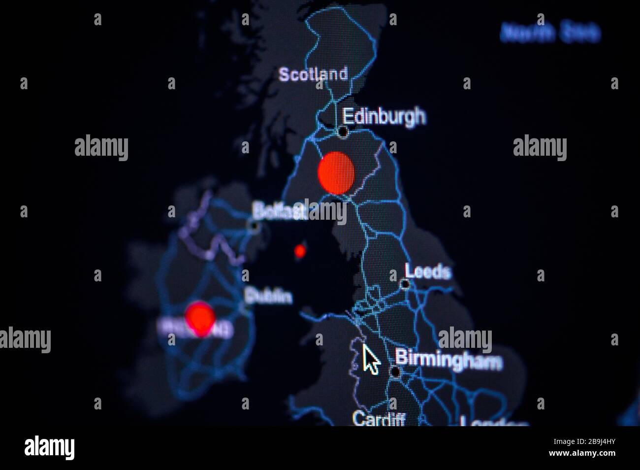Great Britain, England, United Kingdom. Coronavirus COVID-19 global ...