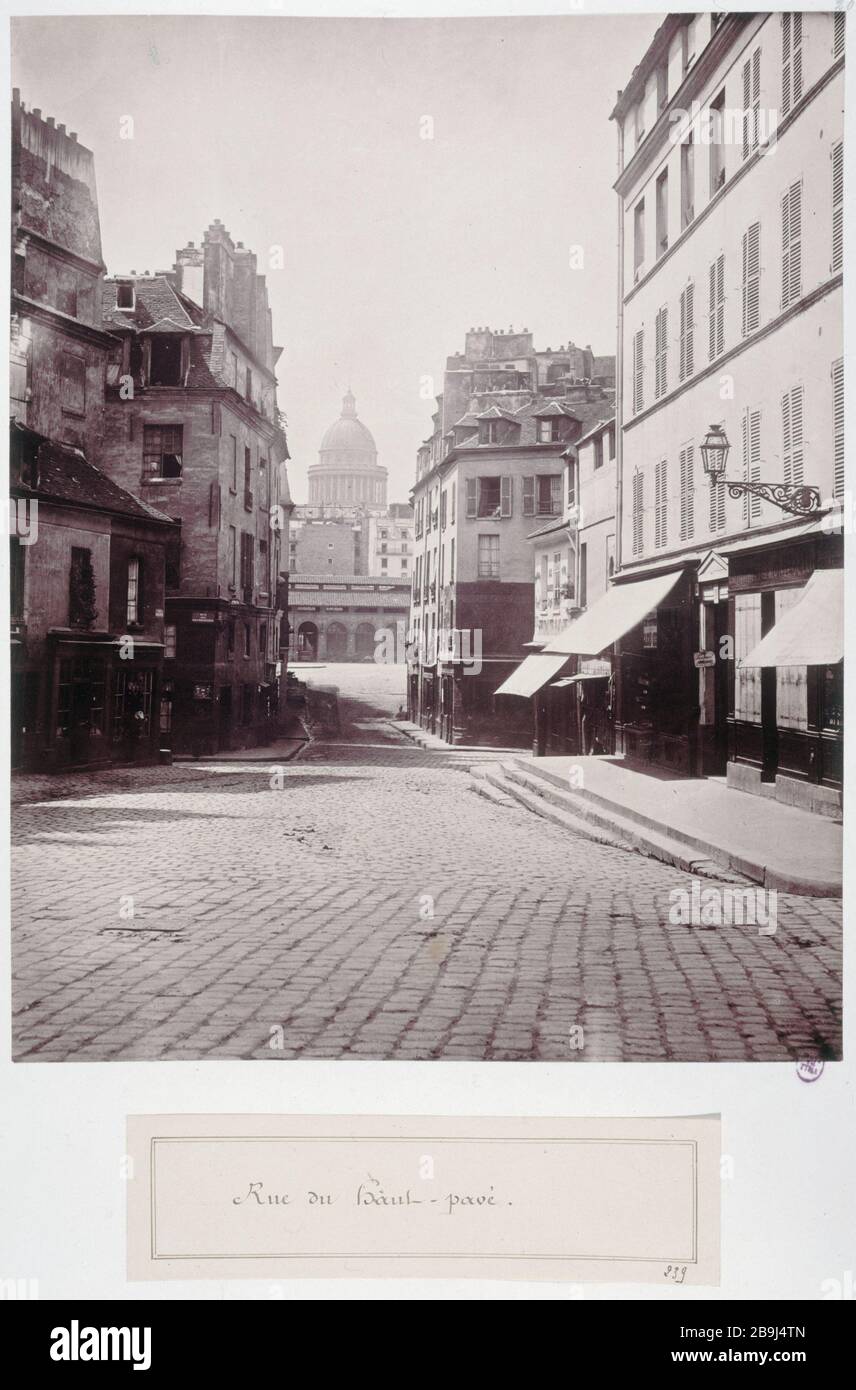 HIGH STREET PAVEMENT "Rue du Haut Pavé", Paris (Vème arr ...