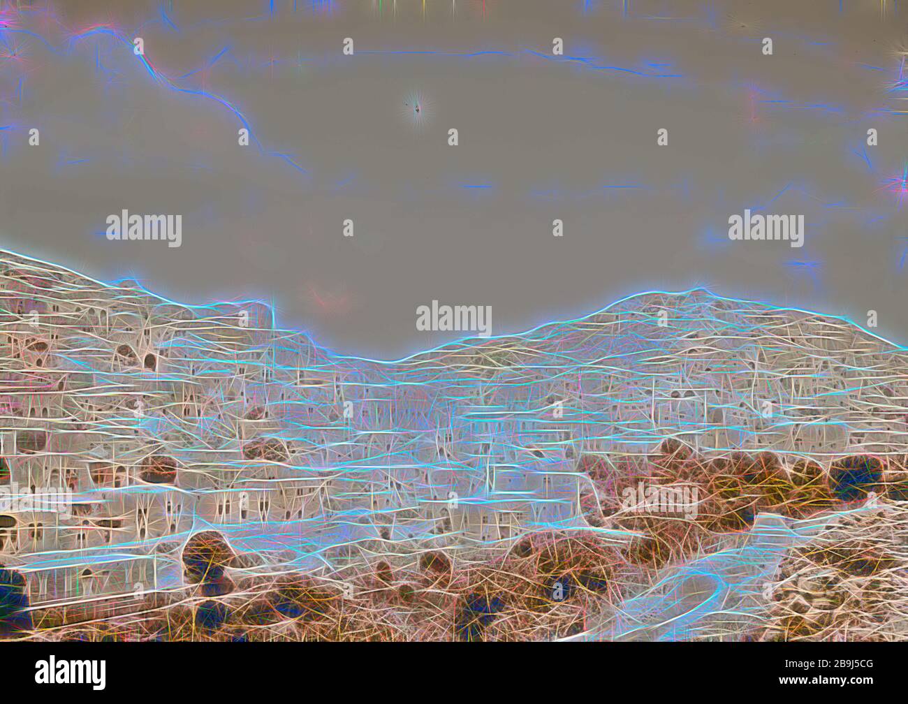 East of Jordan and the Dead Sea. General view of Es-Salt (Ramoth-Gilead ...