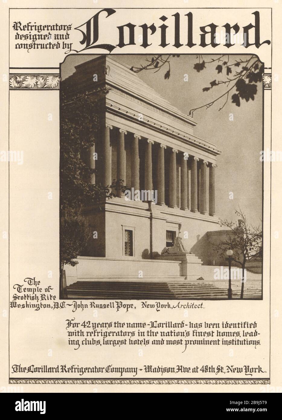 The temple of Scottish rite, Washington, DC, John Russell Pope, New ...