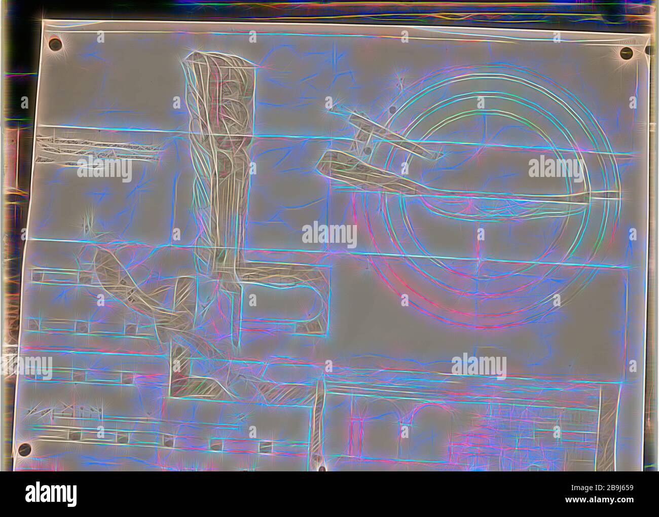 Plan of Arabic structure. 1898 Stock Photo - Alamy