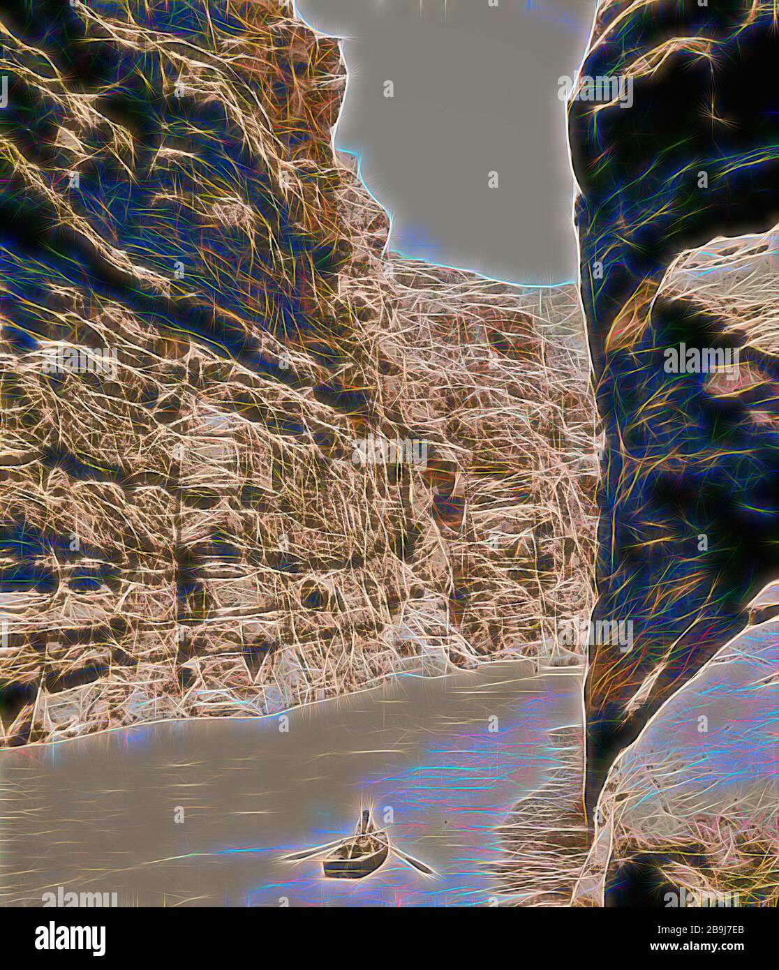 Around the Dead Sea (Bahr Lut) Mouth of the River Arnon looking east ...