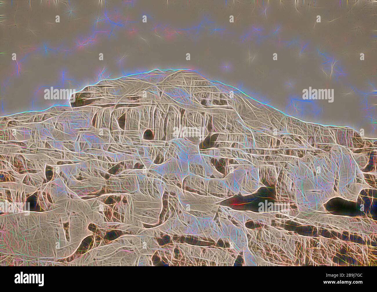 Ziggurat of Warka, Mesopotamia. 1898, Iraq, Erech (Extinct city Stock ...