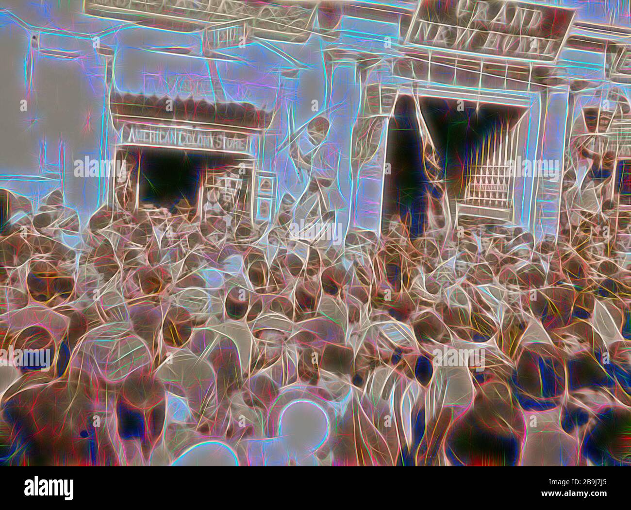 Turkish military WWI. Man dancing with swords at American Colony Store ...