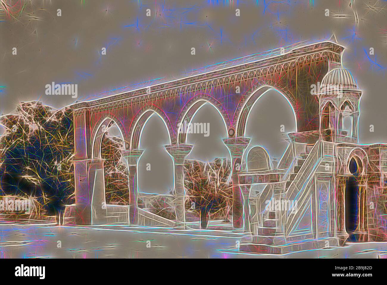 Jerusalem El-Kouds Colonnade and Pulpit of Omar. 1898, Jerusalem ...