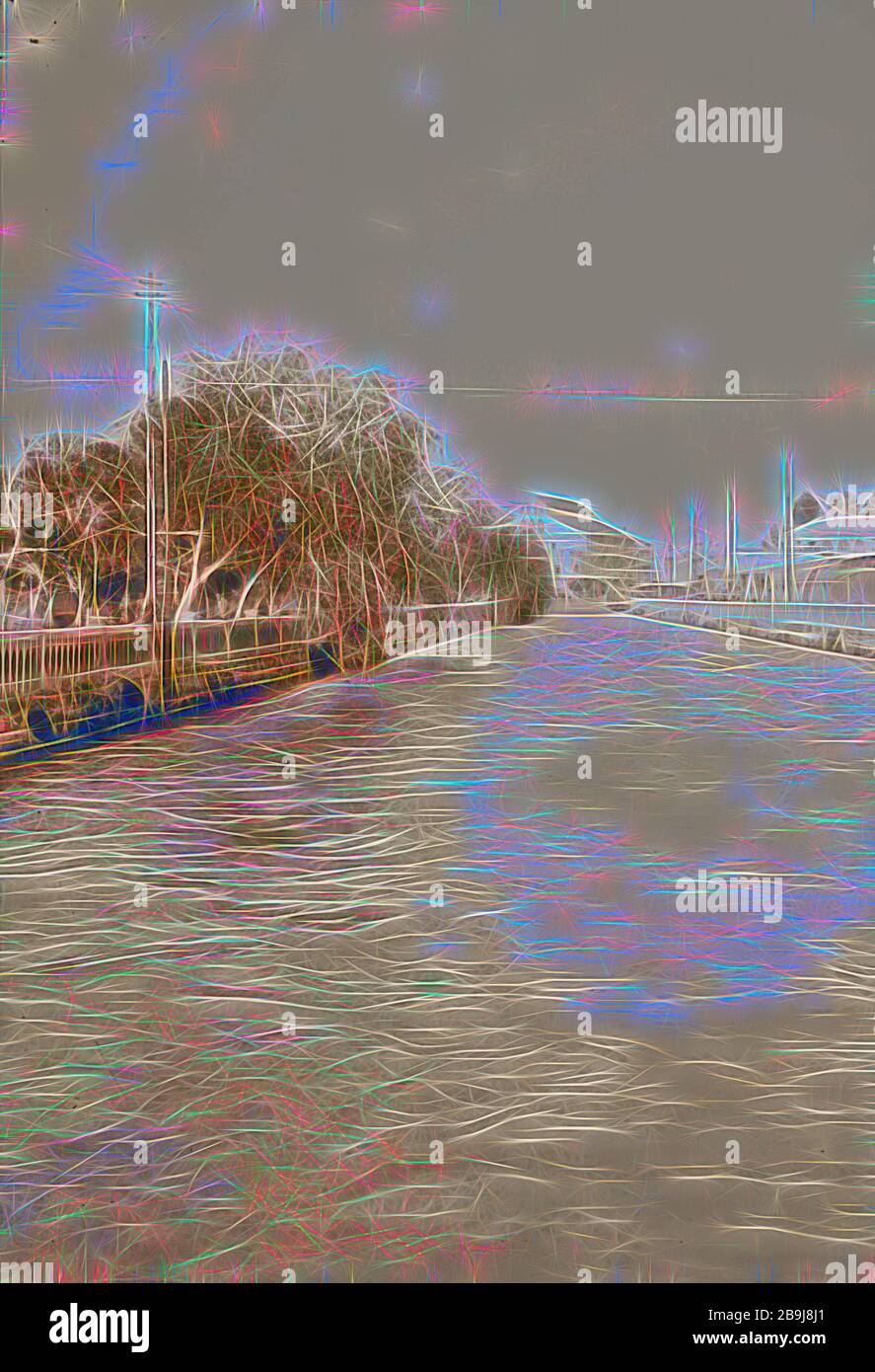 Damascus (Esh-Sham). River Abana (El-Barada). 1900, Syria, Damascus ...