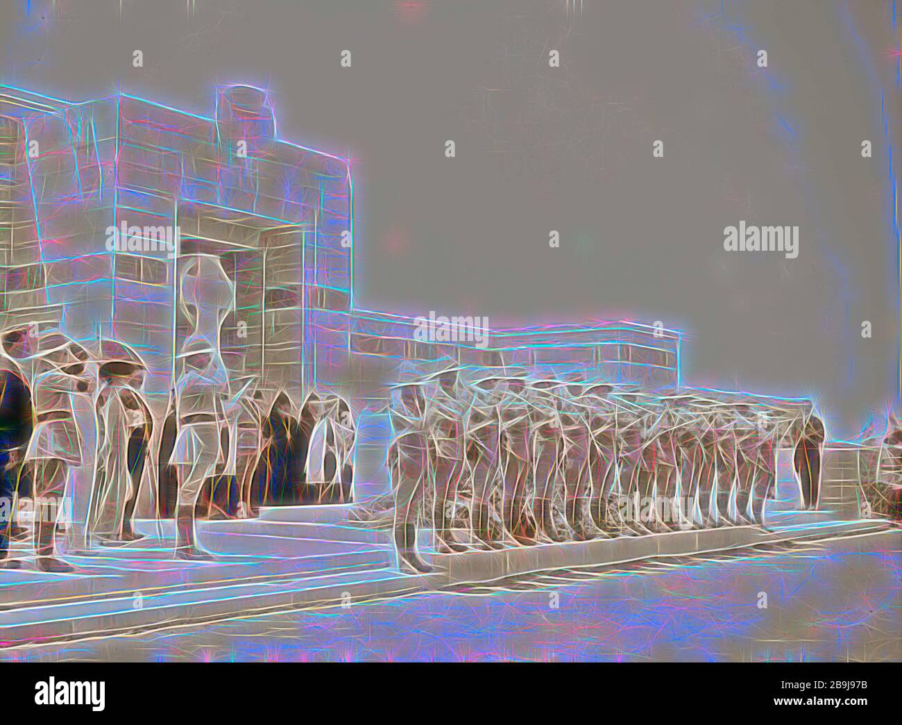 War cemetery consecration, Gaza, April 28, 1925. 1925 Strip, Middle ...