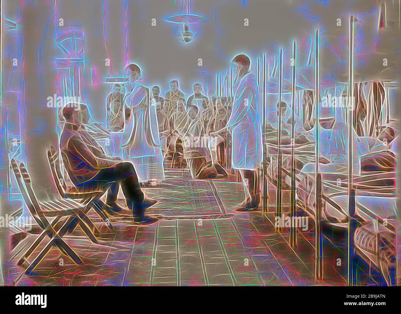 Catholic service in Austrian Military Hospital, Ratisbonne Monastery ...