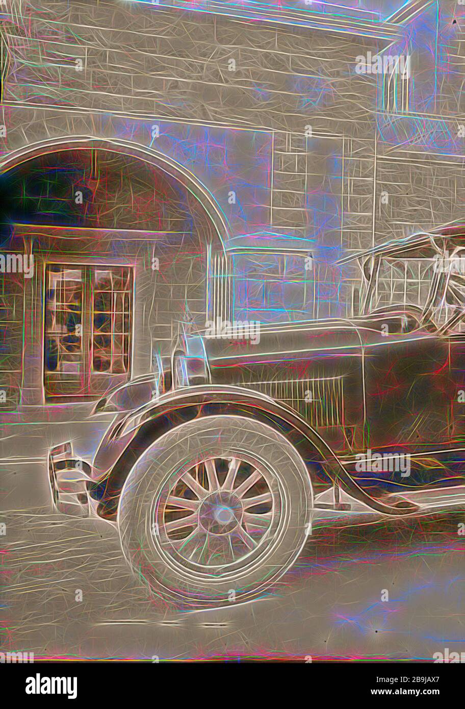 New Dodge outside building. 1920, Middle East, Israel and/or Palestine ...