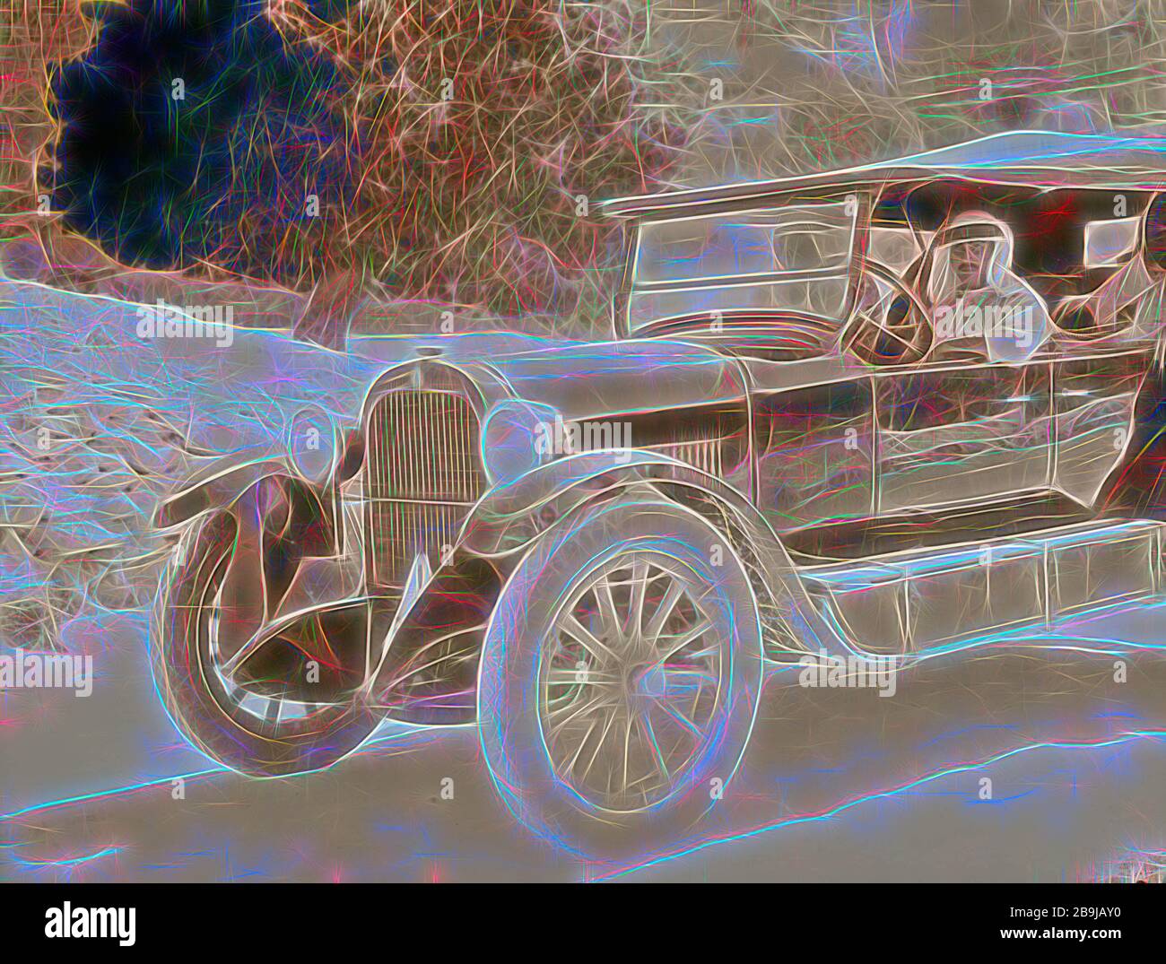 3 Arabs and new Dodge 1920, Middle East, Israel and/or Palestine Stock ...