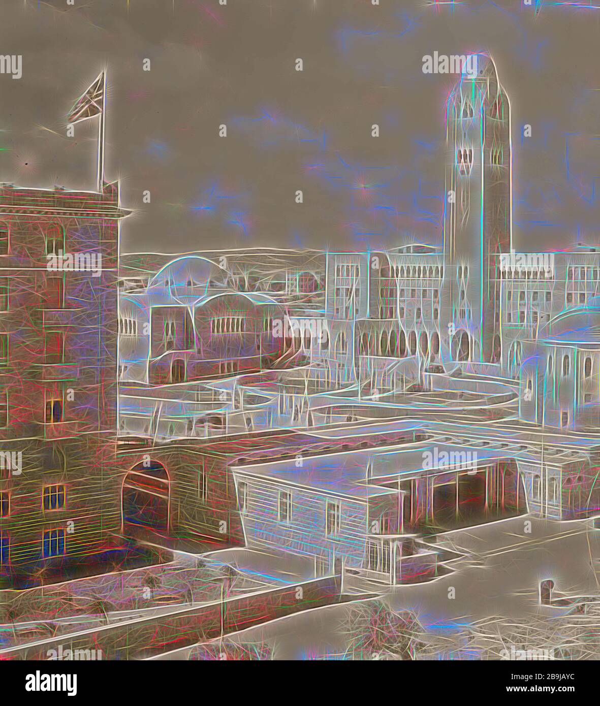 Y.M.C.A. building in Jerusalem 1932, Israel Stock Photo - Alamy