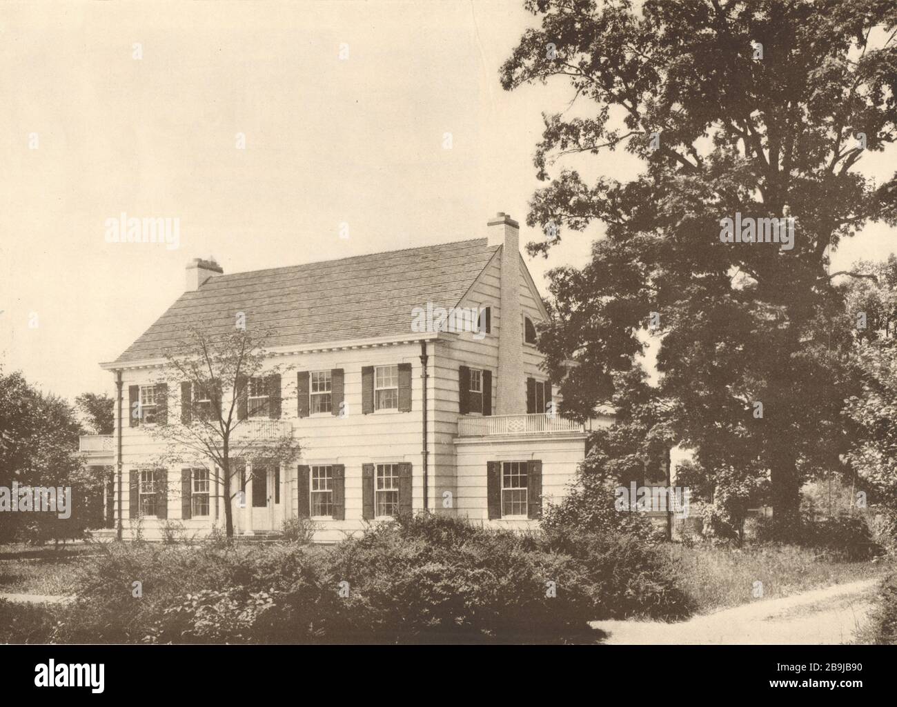 House, W. J. Cameron, Dearborn, Michigan. Albert Wood, Architect (1922 ...