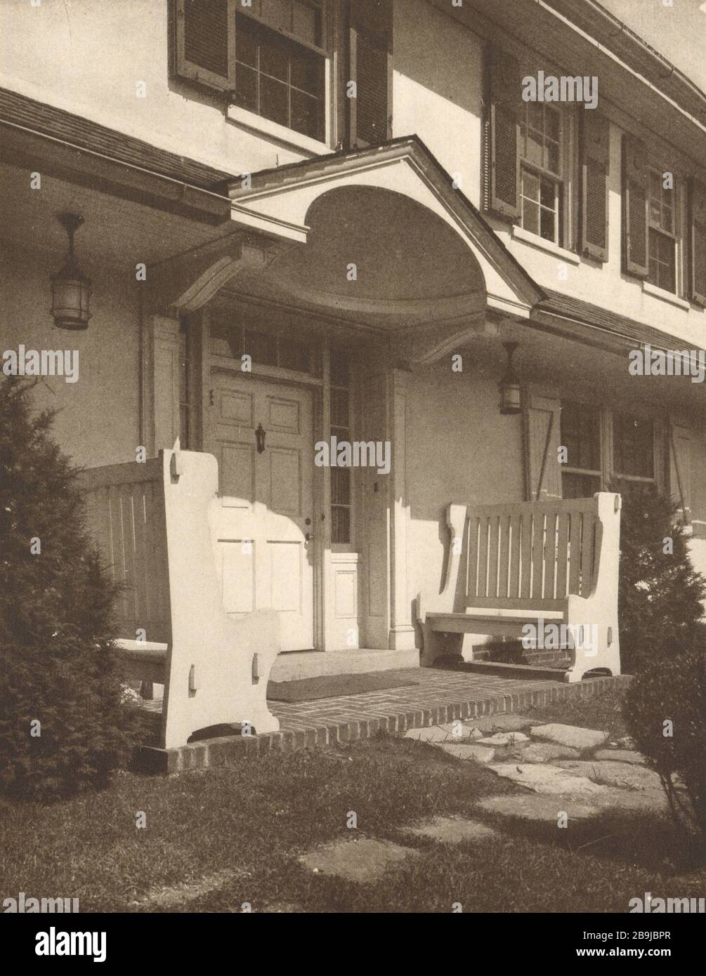 G. Sheldon Chauncey, South Orange, New York. Entrance doorway. Edward ...