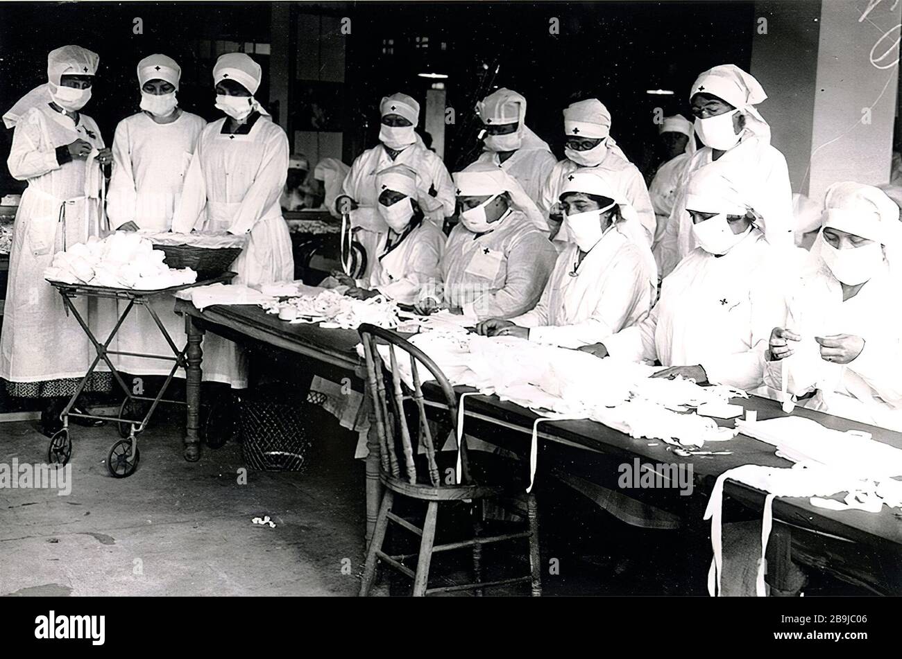 1918 spanish flu boston hi-res stock photography and images - Alamy