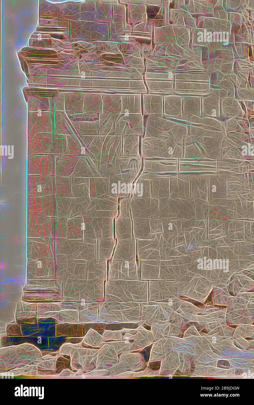 Kamouh el Hermel pyramid, south of Hermel, Lebanon. 1898, Lebanon ...