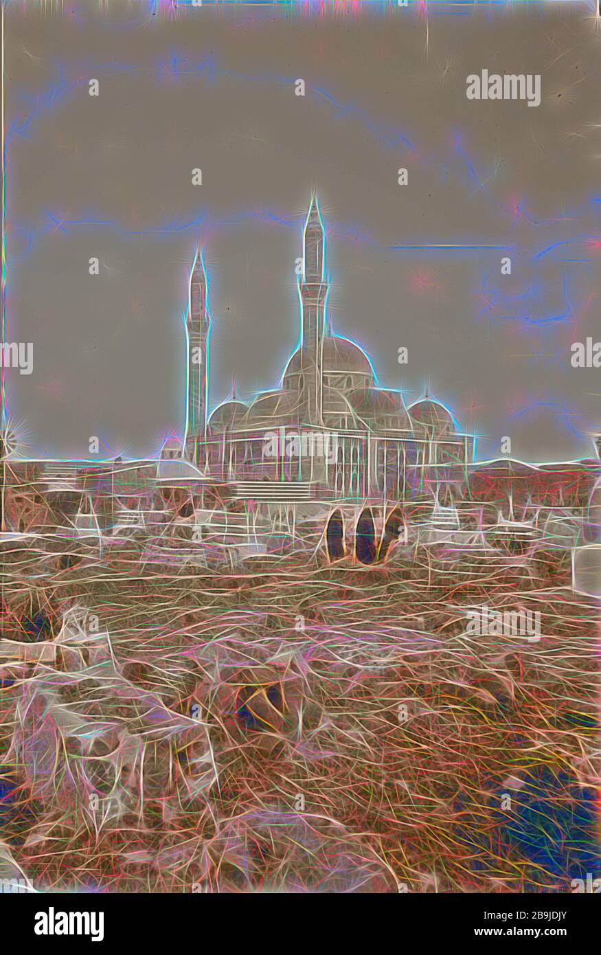 Khalid ibn Al-Walid Mosque, Homs, Syria. 1898, Syria, Ḥamāh Stock Photo ...