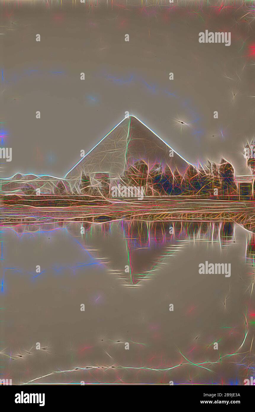 Pyramid. 1898, Middle East Stock Photo - Alamy