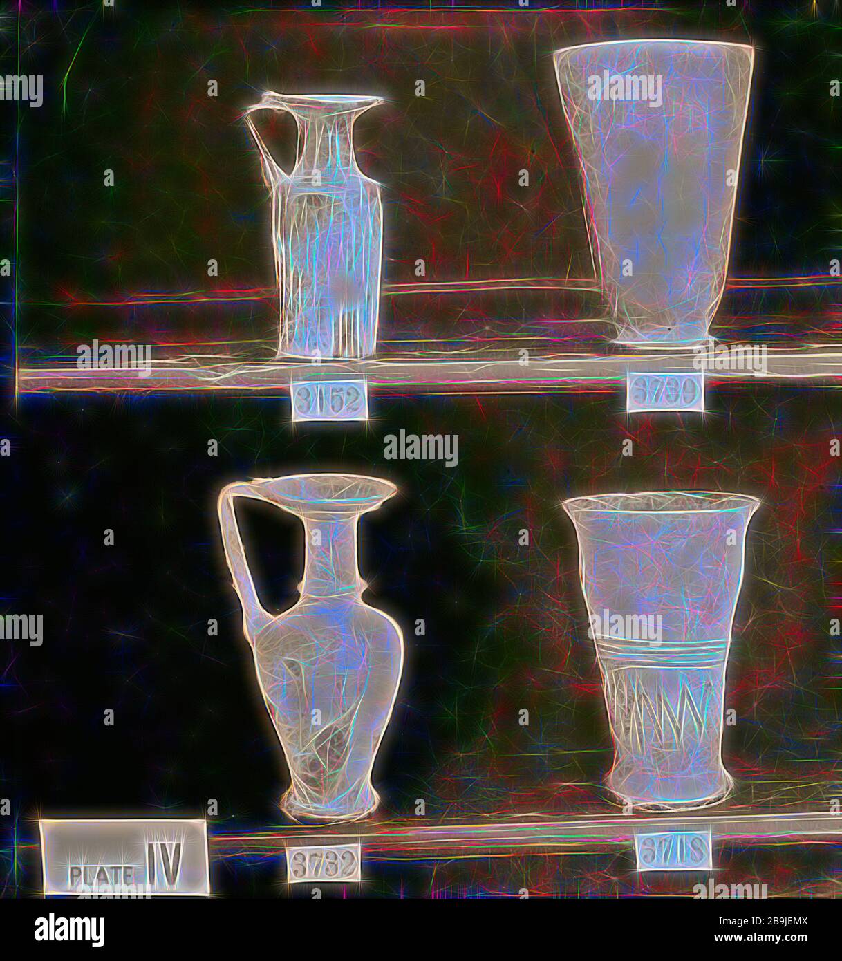 Antique glass 1898, Middle East Stock Photo - Alamy