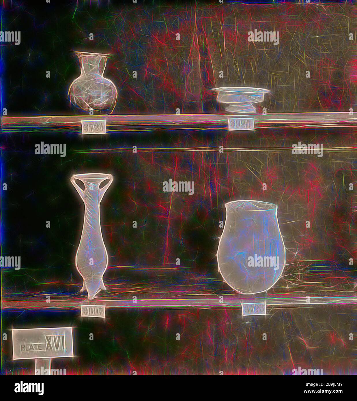 Antique glass 1898, Middle East Stock Photo - Alamy