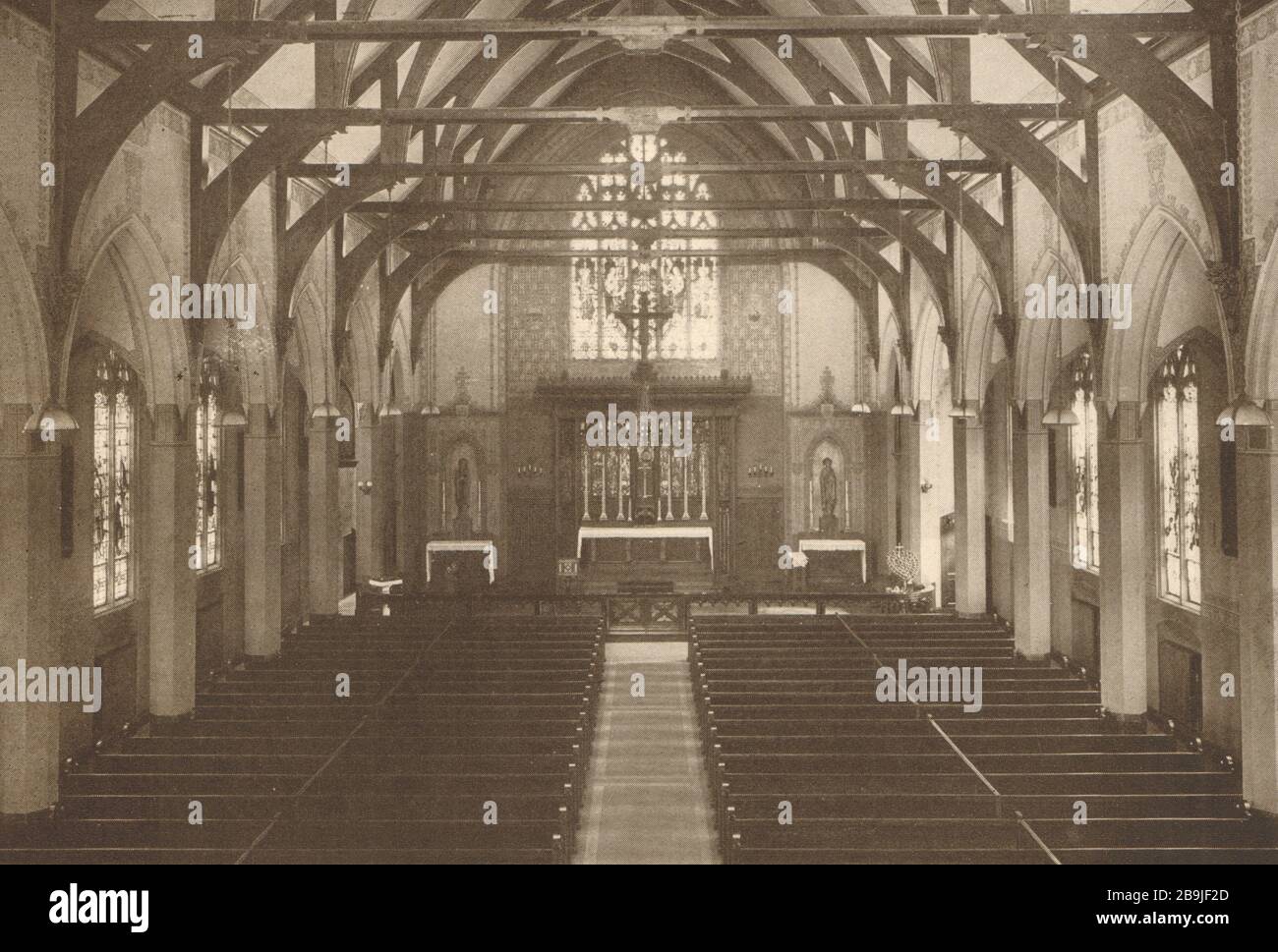 Church of the Blessed Sacrament, Walpole, Massachusetts. Interior ...