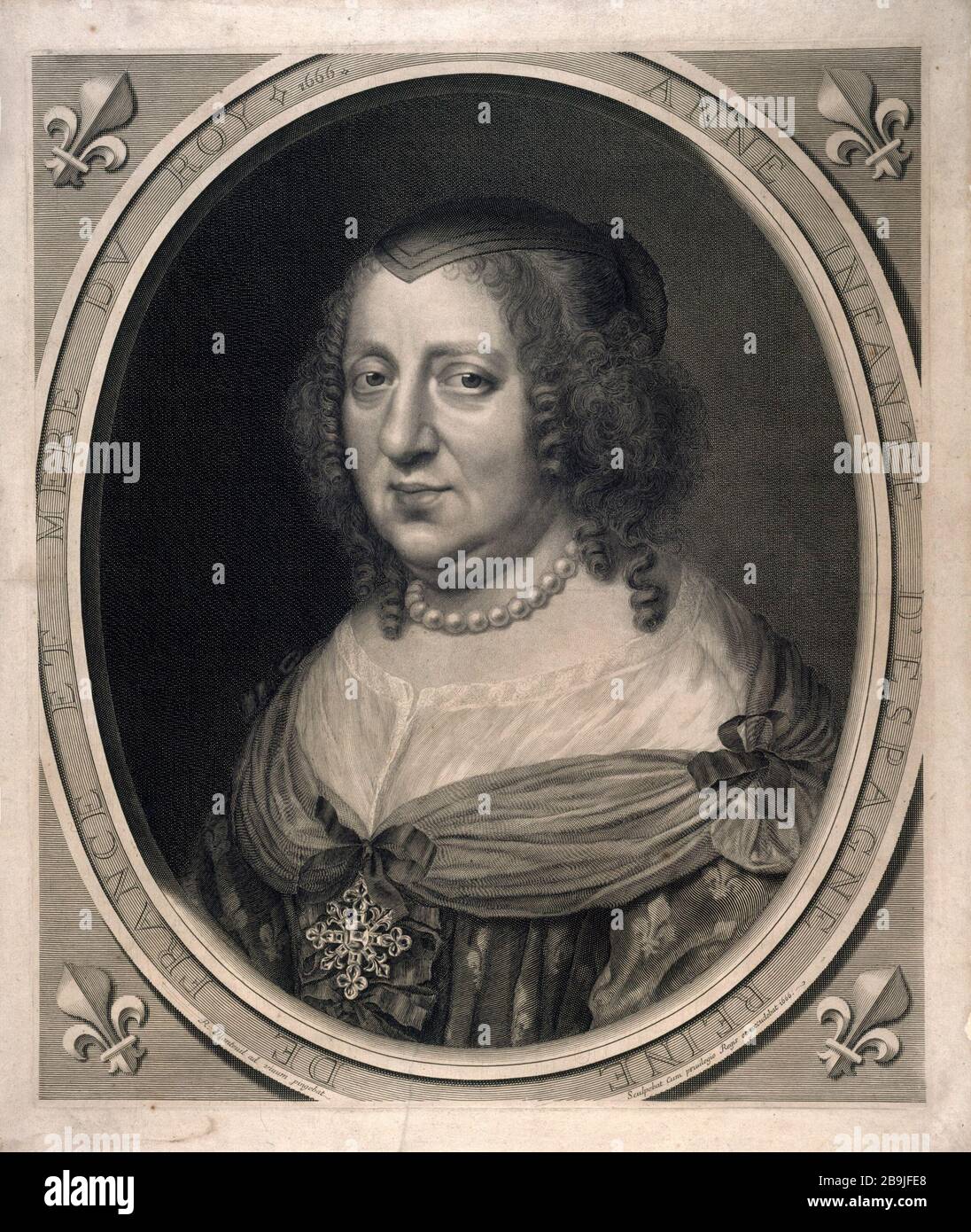 ANNE, INFANTE OF SPAIN, FRANCE AND QUEEN MOTHER OF THE KING Robert ...