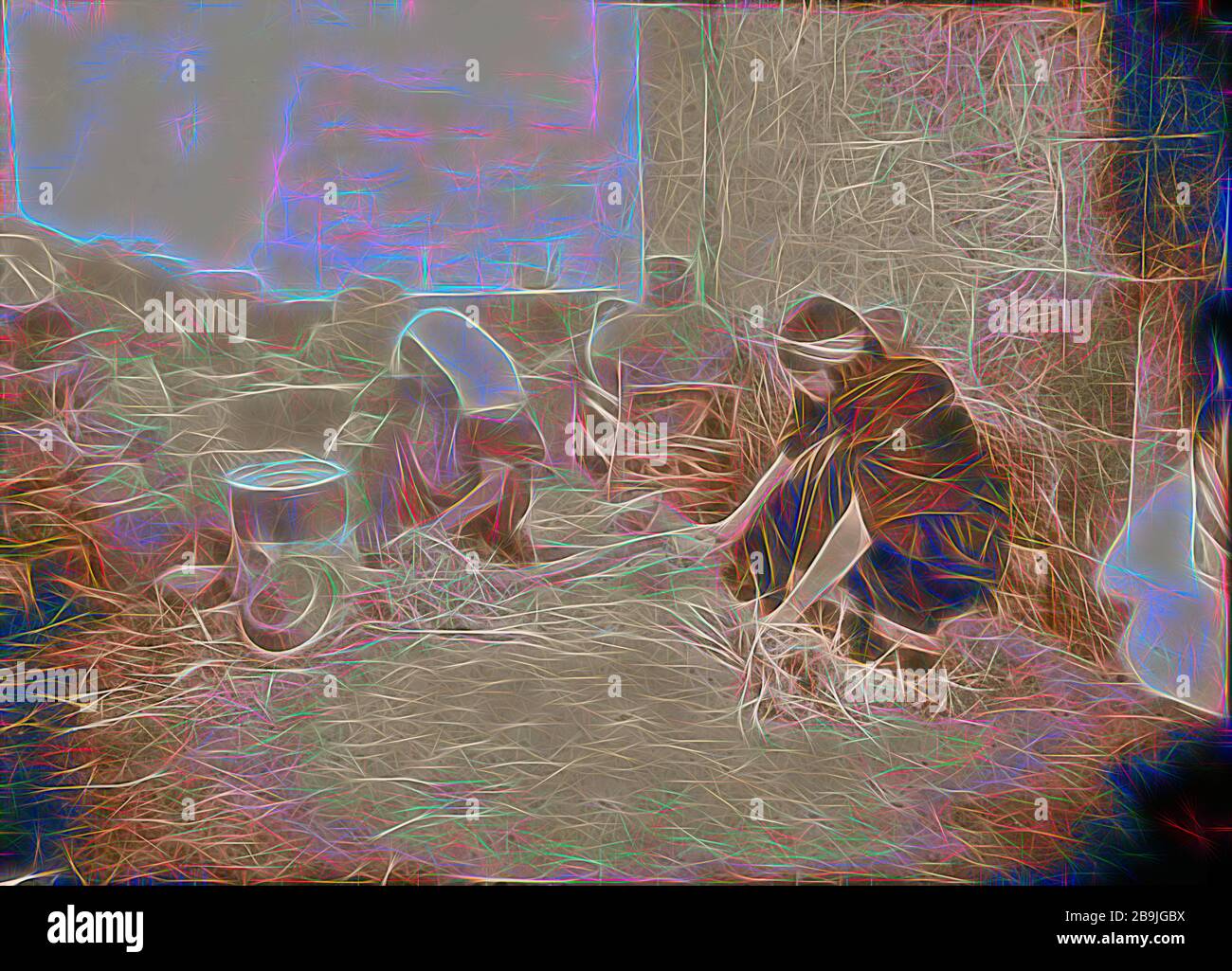 Ruth series Threshing floor, winnowing, 1898, Middle East, Israel and ...