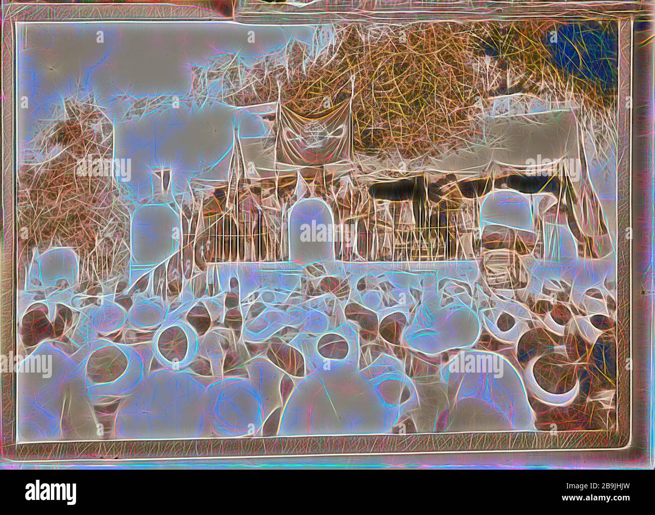 Sherif of Medina Preaching the 'Holy War' in Medina, before starting ...