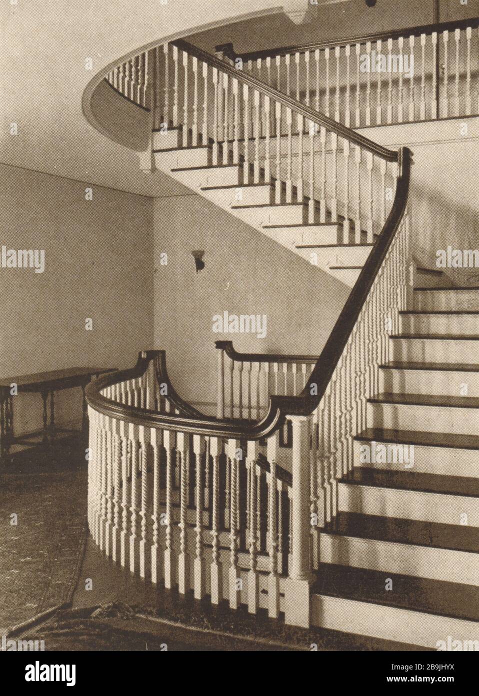 House, Henry C. Perkins, Hamilton, Massachusetts. Staircase. Lynch ...